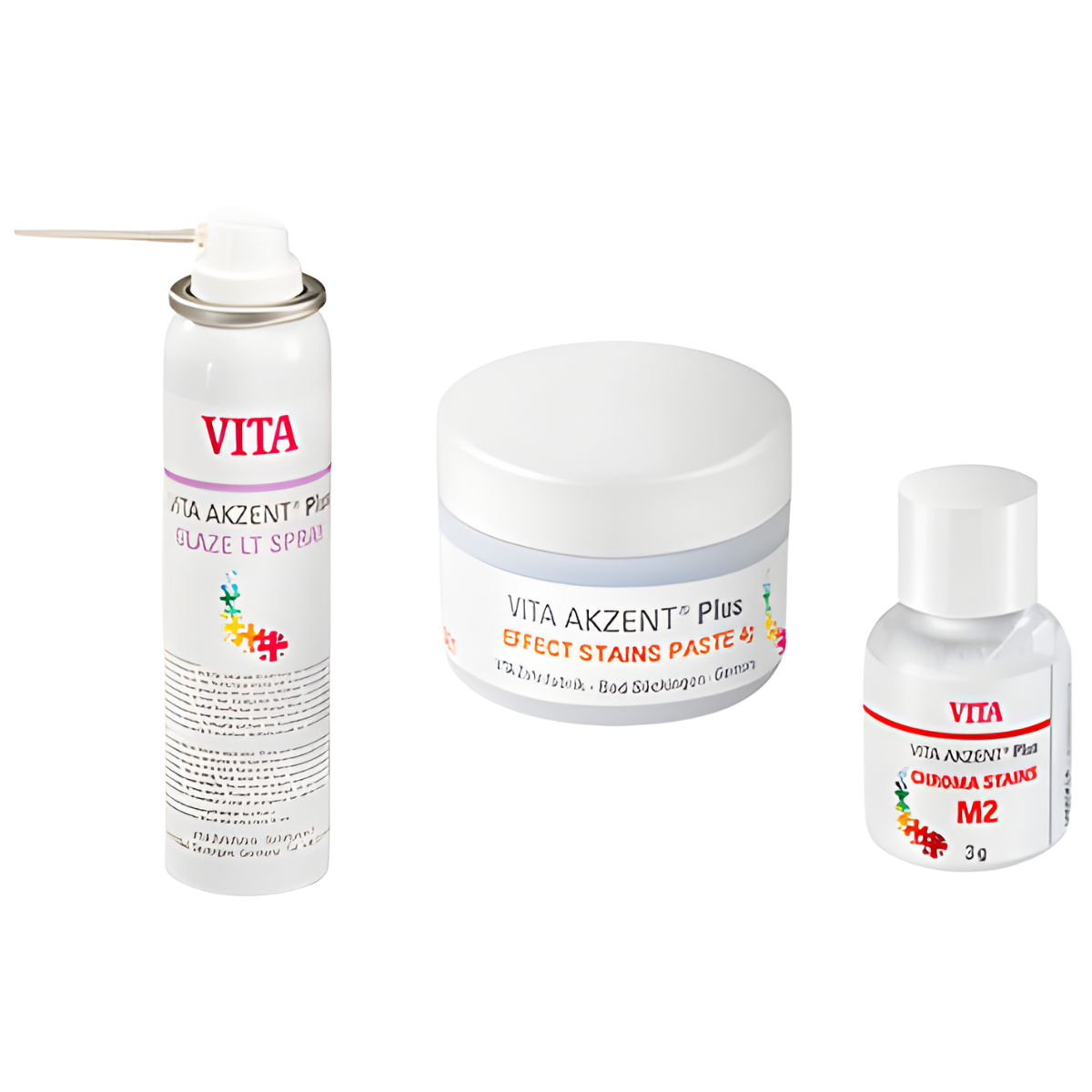 VITA AKZENT® Plus fluorescent ceramic Stain and Glaze Materials CTE in ...