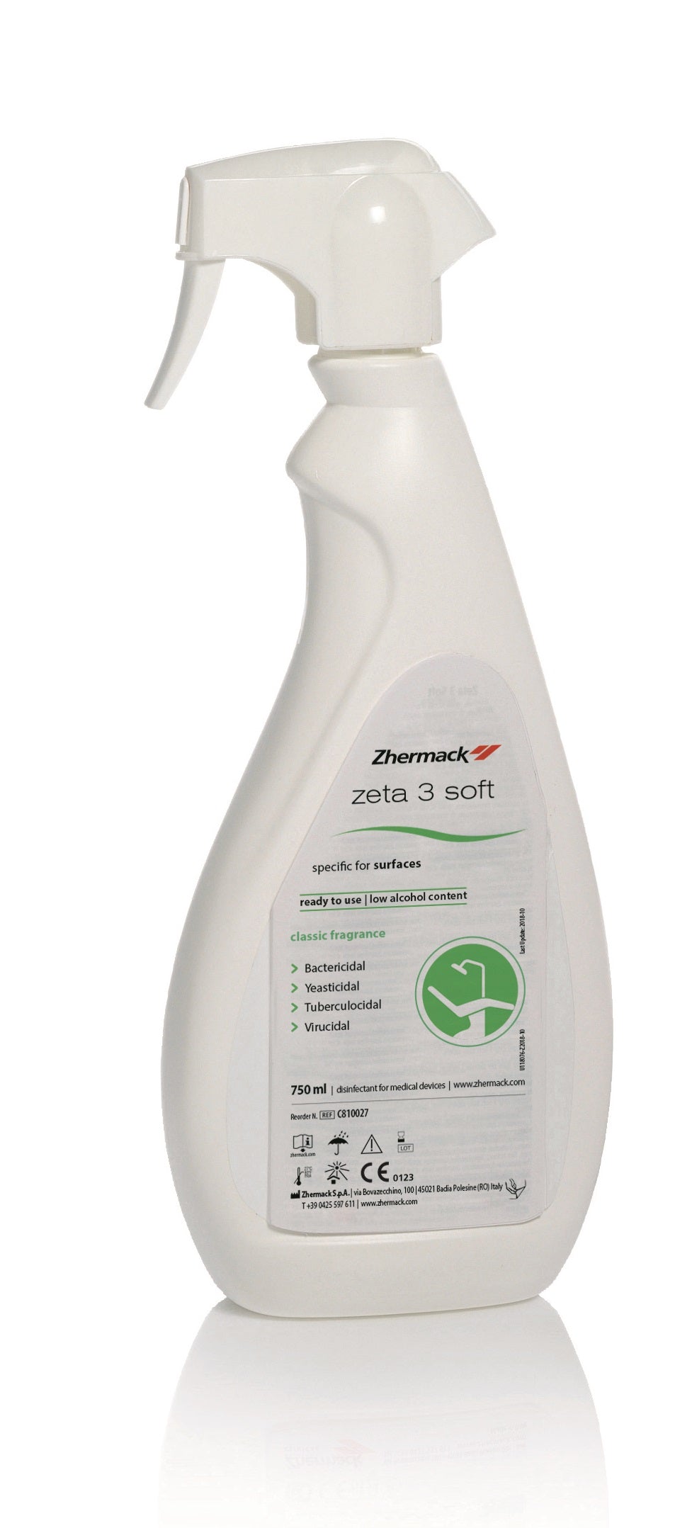 Zeta 3 Soft Classic Alcohol Spray 750ml – Bio Link Medical Surgical ...